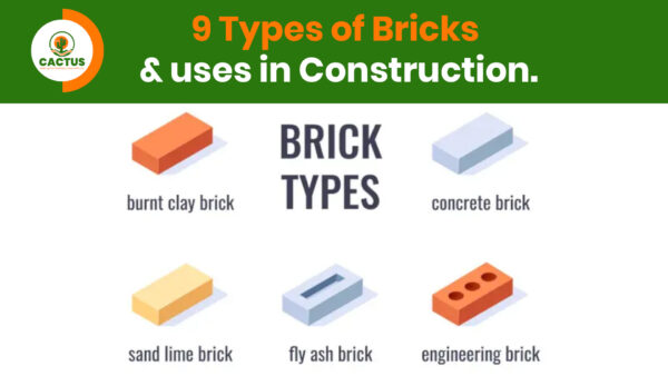 9 Types of Bricks and uses in Construction.